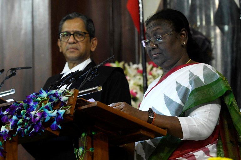 Droupadi Murmu takes oath as India’s first tribal president ...